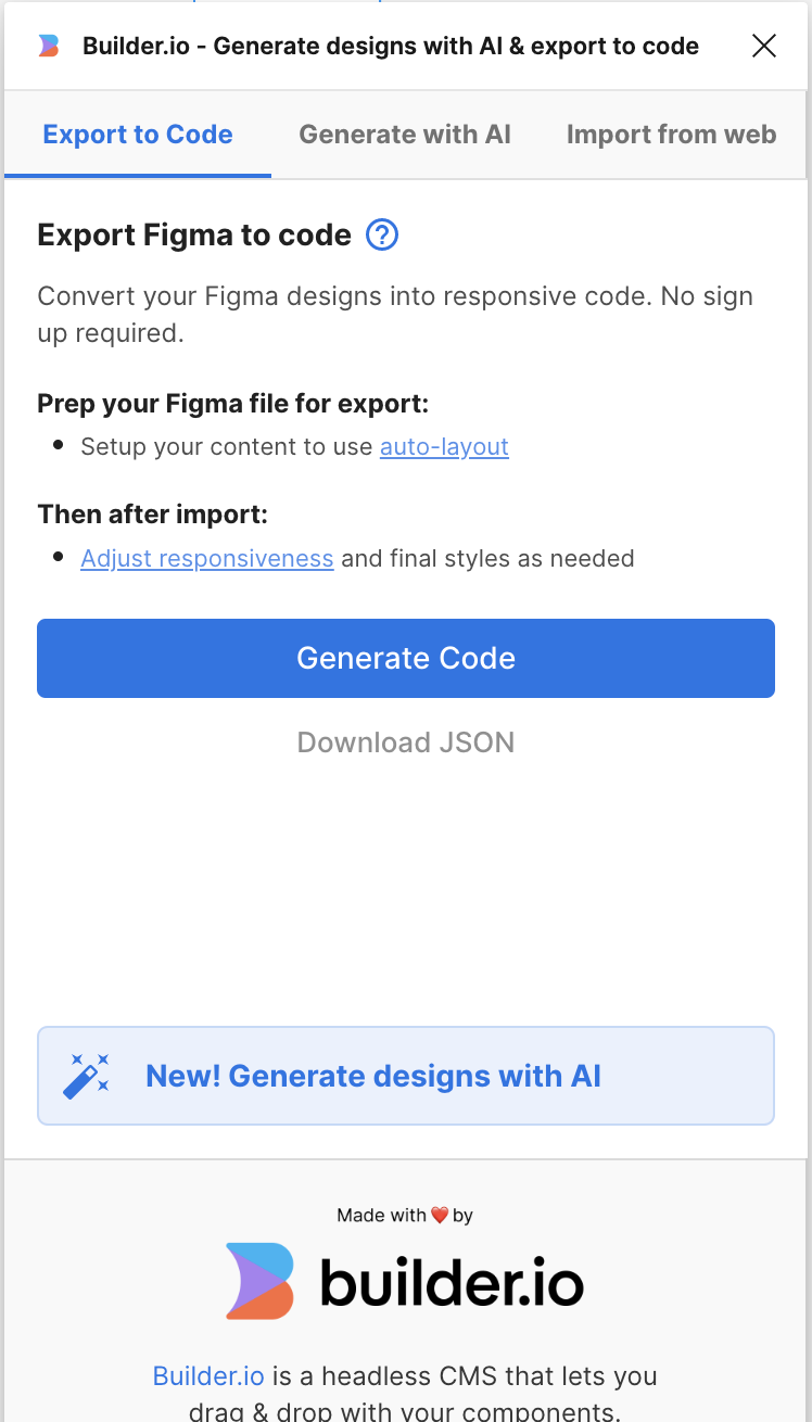 Figma『Builder.io(旧HTML to Figma)』が鬼便利！WEBデザイナー初心者＆プロ必見のコピープラグイン | としブログ